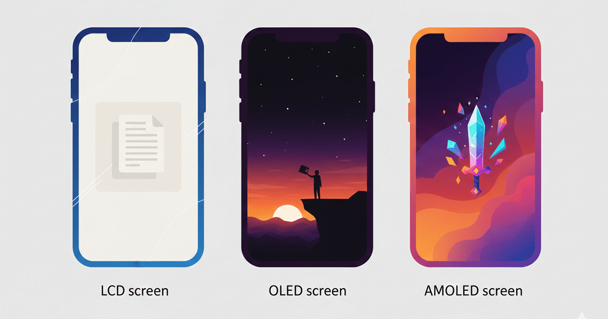 Smartphone Screen Comparison: AMOLED vs OLED vs LCD - Choose Best Phone ...